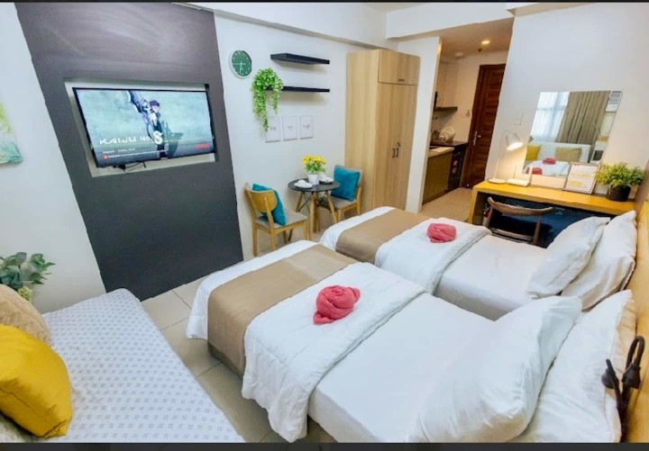 Cozy+homey Studio @Horizon 101 W/wifi+netflix+pool - Cebu City