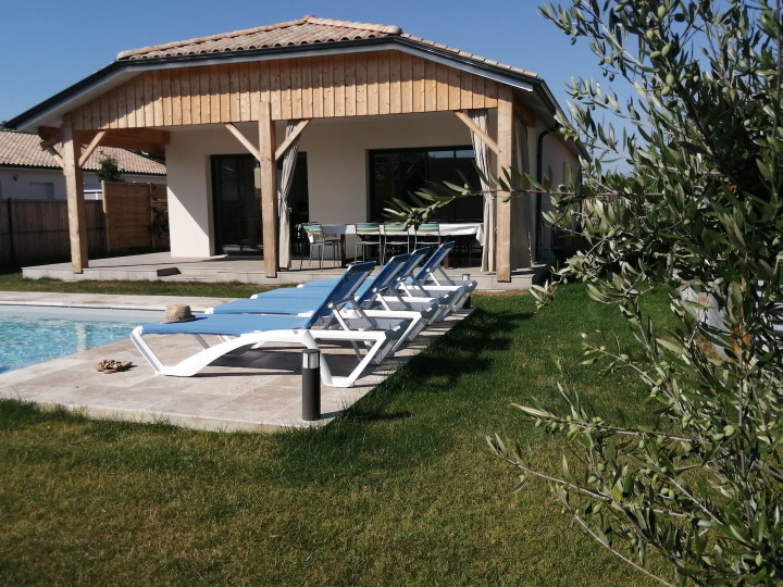 Bourg D'hourtin, New House With Pool And Garden Near The Lake. - Hourtin