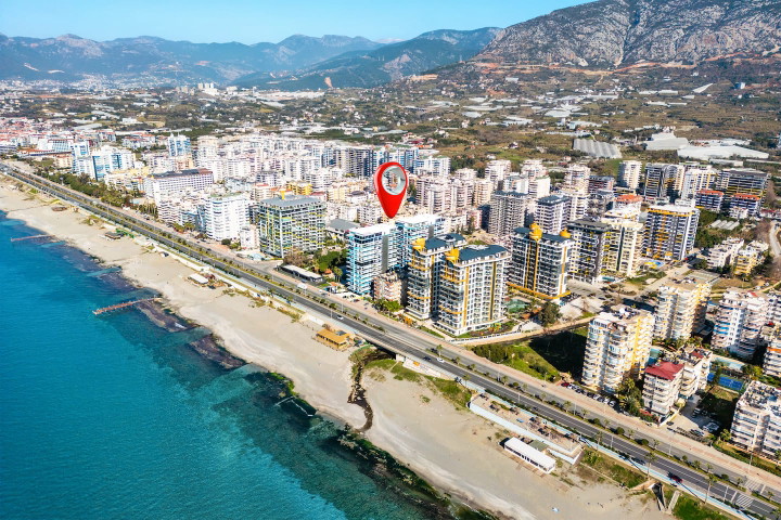 Sea View 1+1  Steps To Beach  Modern Residence - Alanya