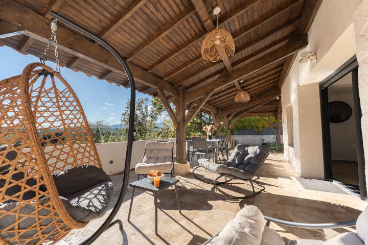 Villa Délycia  Belcodène  Terrasse  Vue Nature - La Bouilladisse