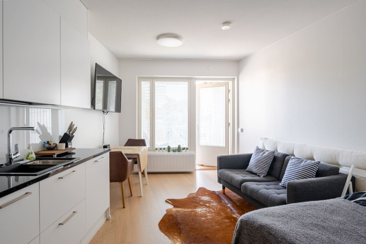 Tapiola, New Top Floor Studio With Ac And Balcony - Espoo