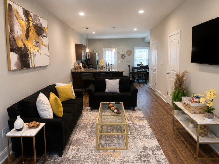 Modern Townhome, King Bed, 25 Mins To Ft. Campbell - 클락스빌