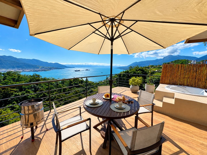 6 - Stunning View, Jacuzzi, Gourmet Balcony - Ilhabela