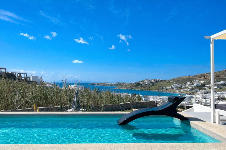 Seaview Villa W Private Pool And Near Town & Beach - Mykonos