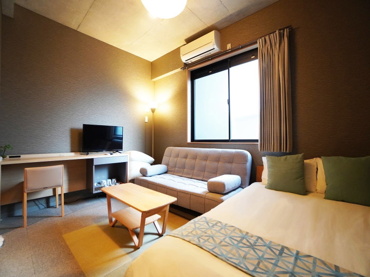 Modern Double Room｜shijo-omiya 2min｜mini Kitchen - Kyoto