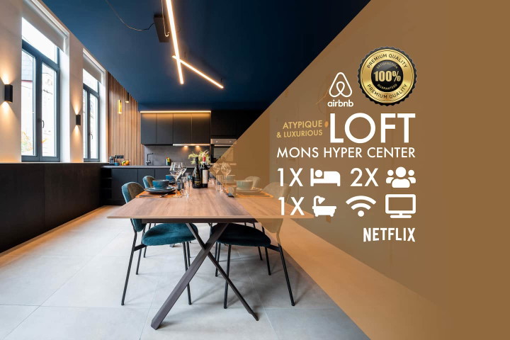 Loft Atypique Et Luxueux Dans Le Centre-ville De Mons - Mons