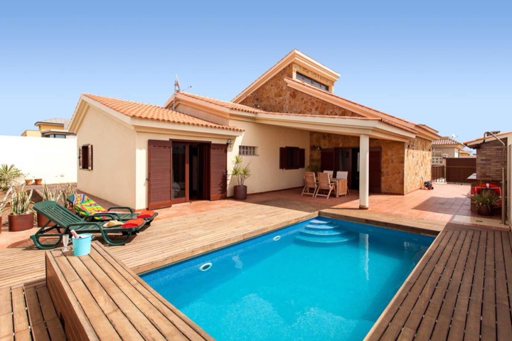 Belle Villa Dans Une Zone Résidentielle - Fuerteventura