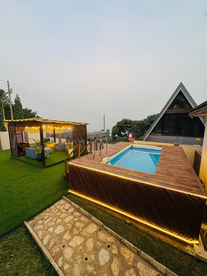 3 Br Tranquil Luna Home With Pool (Peduase/aburi) - Ghana