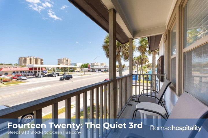Be A Nomad | Jacksonville Beach 3br | Balcony - Jacksonville Beach, FL