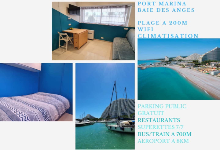 Studio Marina Baie Des Anges - 4 Personen - Biot