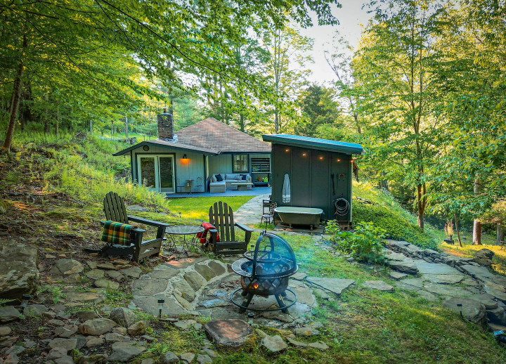 Sauna By The Falls, Ultimate Spa Catskill Getaway - Hudson Valley, NY