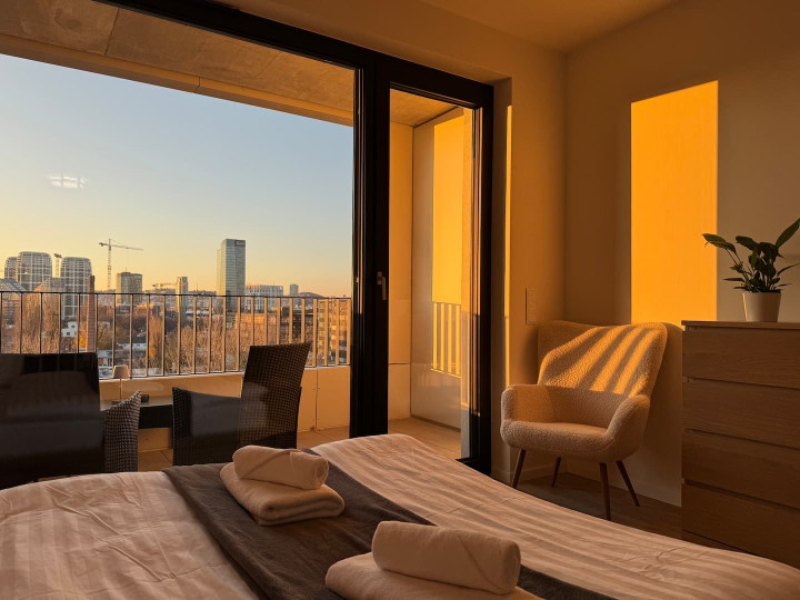 Cozy Studio Apartment |Netflix, Parking, View - Bratislava