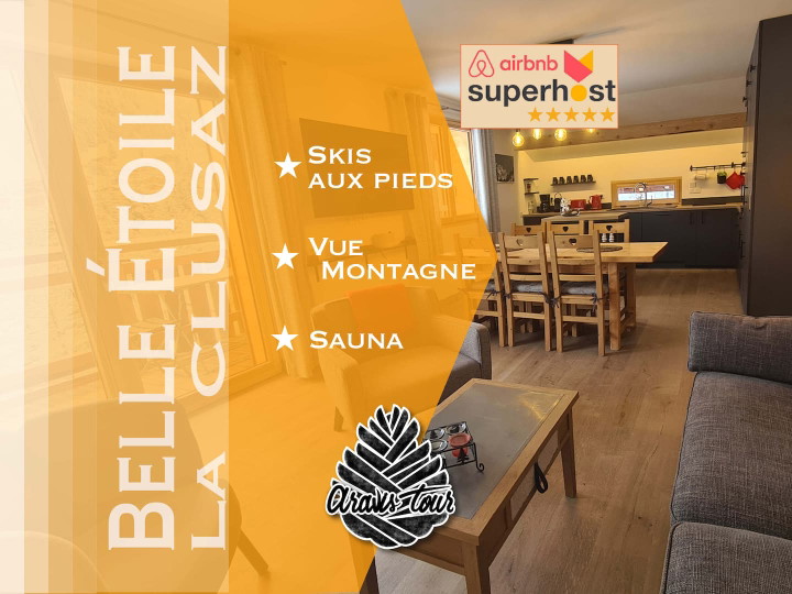 Appt La Belle ÉToile - Skis Aux Pieds - Sauna - Saint-Jean-de-Sixt