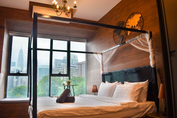 Log Cabin King Bed - Klcc/kl Tower/bukit Bintang - Kuala Lumpur
