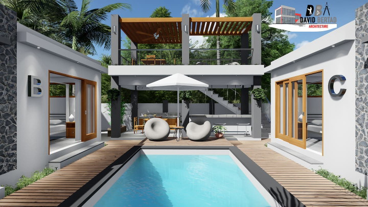 Moringa Resort With Pool, Open Air Shower & Bath - Curaçao