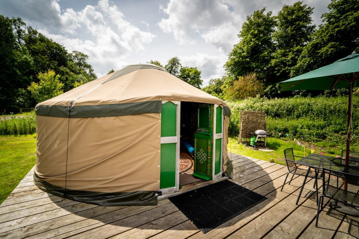 Handcrafted Yurt With Log Burner And Decking - Norwich