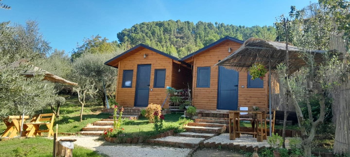 Bujtina Musta (Wooden House 1)pamje Nga Kopshti - Distretto di Berat