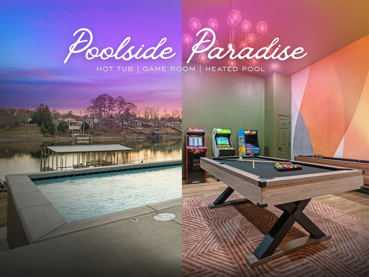 7 Bedroom  Heated Pool  Hot Tub  Game Room - Lake Hamilton, AR