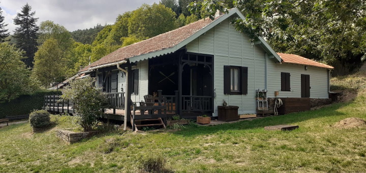 Chalet 6 Pers Mont Aigoual Forêt Jardin Rivière. - Saint-Sauveur-Camprieu