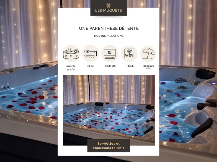 Maison Jacuzzi Privé Proche Plage Tout à Pied - Châtelaillon-Plage
