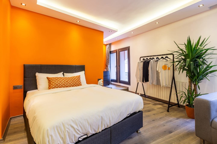 Bohemian Orange Flat At Bosphorus Ortakoy - Istanbul