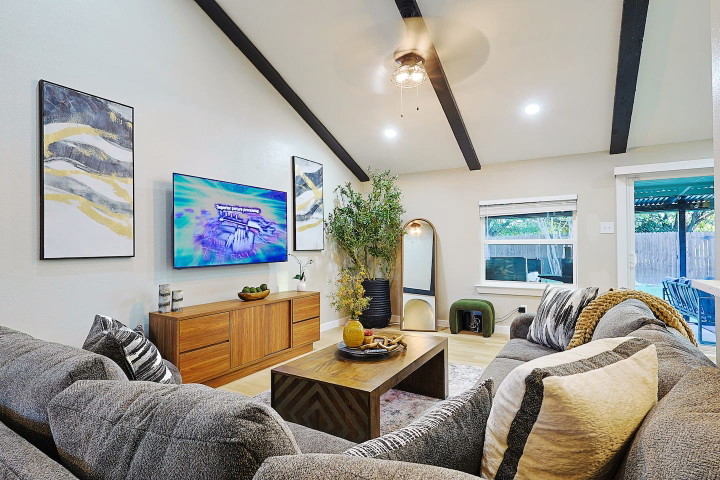 Tranquil Chic 3br Getaway | Saunagymhottubgame - Richardson
