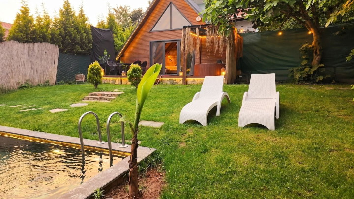 Sıcak Havuzlu Jakuzili Bungalov 3+1 | Mpinkhouse - Kartepe