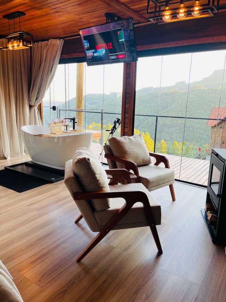 Cabana Sentimentos | Banheira, Vista E Aconchego - Gramado