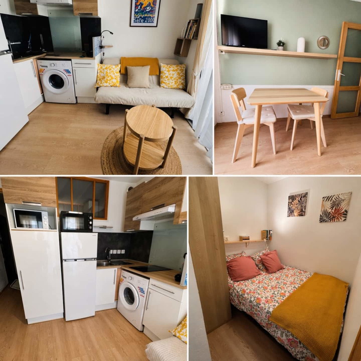 Ambre Et Bois Studio Cosy Et Calme Climatisé - Balaruc-les-Bains
