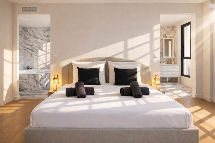 Suite Saphir Piscine & Parking | Centre & A7-a9 - Orange