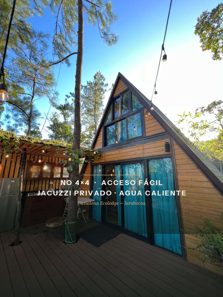 Chalet En A Avec Jacuzzi, Climatisation, Wi-fi - Jarabacoa