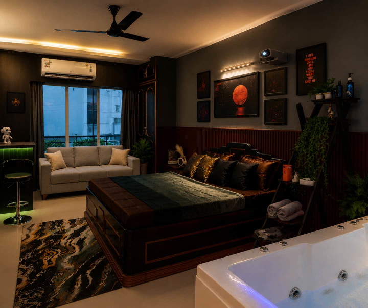 Noir&oak Staysluxury Couple Getawaynear Airport - Kolkata (Calcutta)
