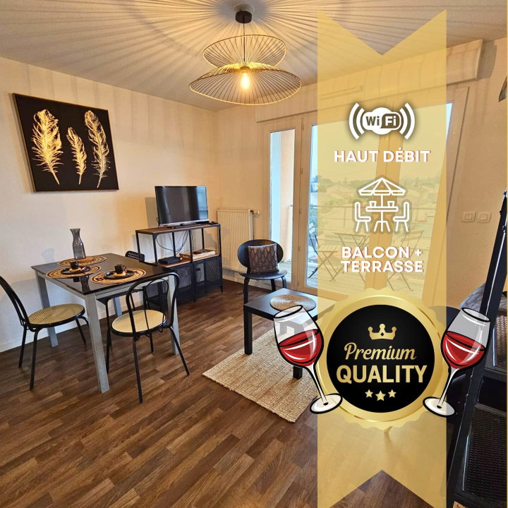 [Cosy] Appartement éQuipé Avec Terrasse, Wifi - Bègles