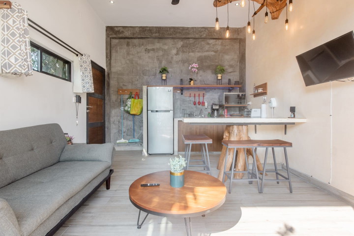 New Sak-be Colibrí Apartment With Balcony - Isla Mujeres