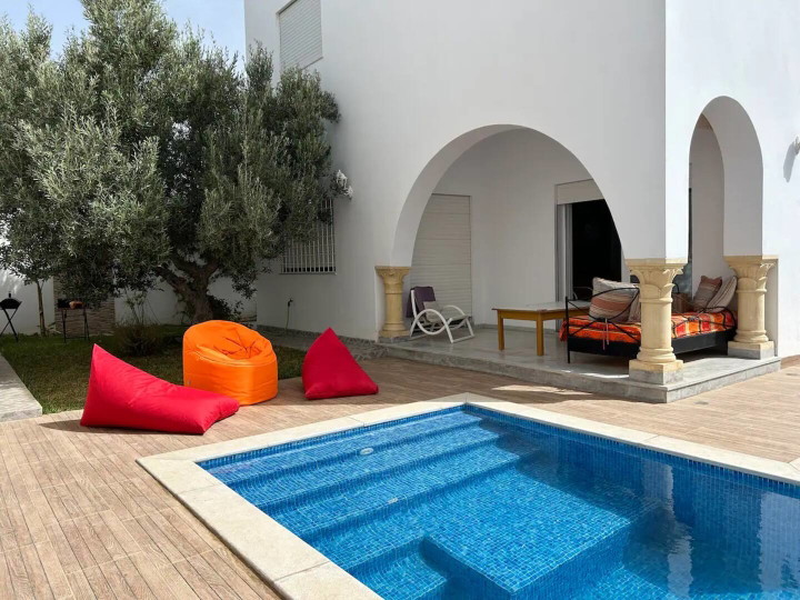 Charmant S+1 Lumineux | Piscine Et Vue Jardin - Hammamet
