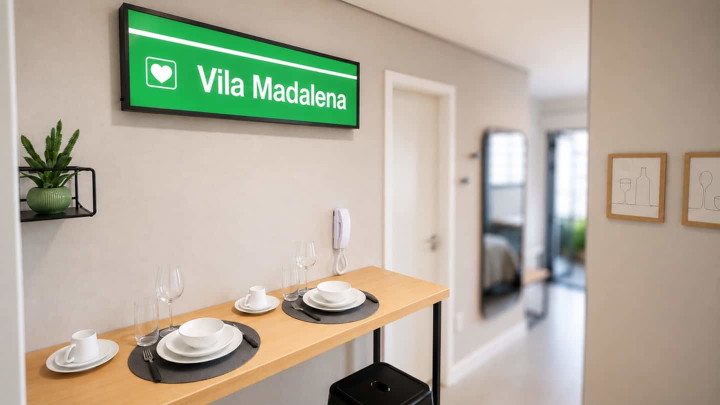 709 Apartamento Completo · Metrô Vila Madalena - Brazil