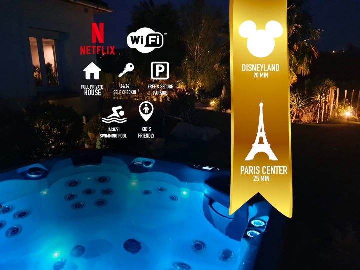 Cosy House Near Disney/paris - Spa/netflix/wi-fi - Île-de-France