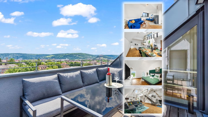 Dnd Design Ceiling: 170 M² | Park | Netflix | Balcony - Würzburg