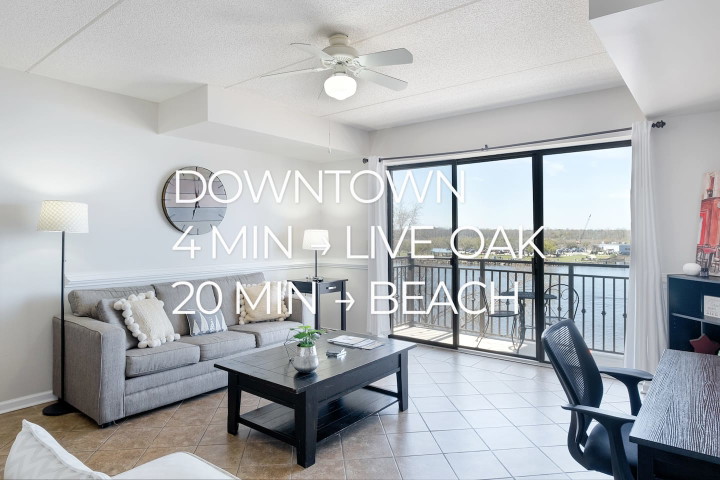 Riverfront Views | 5th Floor | Balcony | Parking - Wilmington, NC