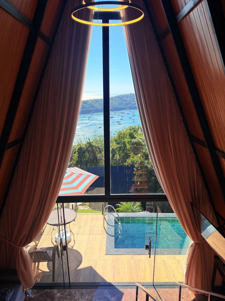 Chalé Vista Mar / Piscina Aquecida / Dois Quartos - Porto Belo