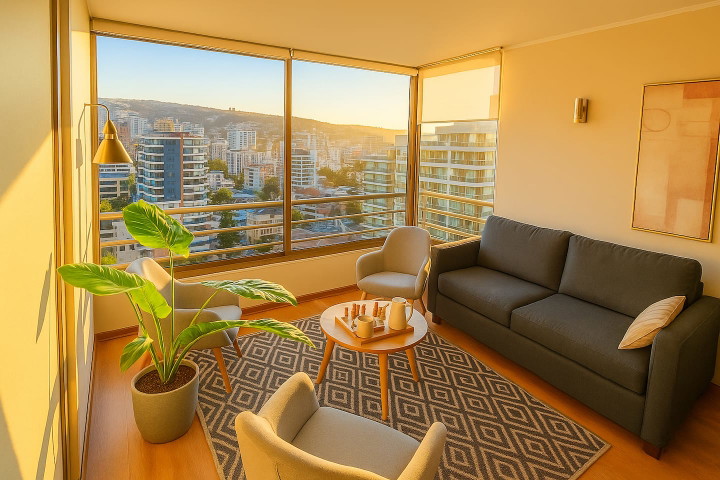 Appartement Dans Le Meilleur Quartier De Viña, Piscine Chauffée - Viña del Mar