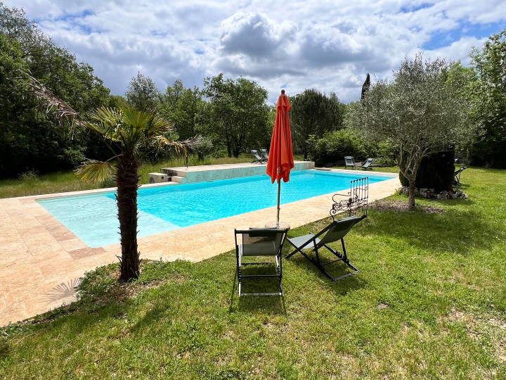Le Clos Caché, Grande Maison Avec Piscine - Lot