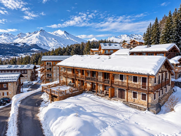 Chalet Apt. Les Deux Têtes, Arc1600, Ski In/out - Arc 2000
