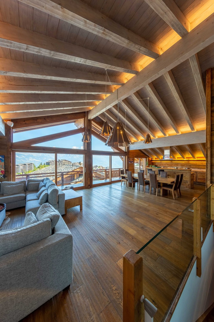 Chalet De Luxehautes Cimes One 14p - 4 Abos Spa - La Tzoumaz
