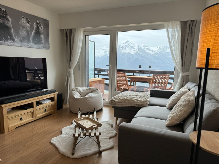 Small Alpine Cocoon With Balcony And Incredible Views - Veysonnaz