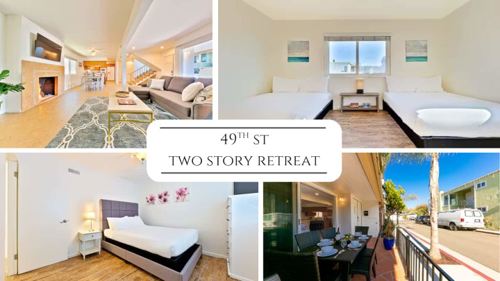 49th St - 2 Story Home 1 Block To The Beach - Newport Beach, CA