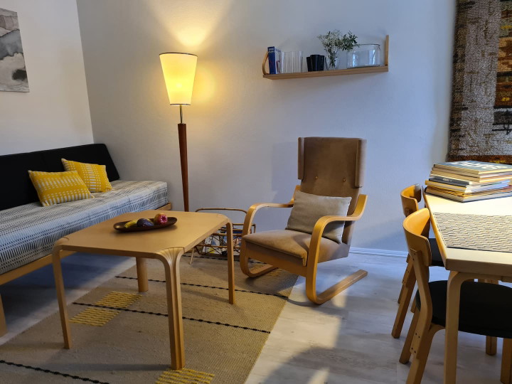 Aalto Design Apartment With Balcony Terrace House - Kotka