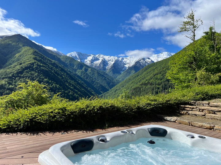 Maison Darchitecte Spa Face Aux Pyrénées - Guzet-Neige