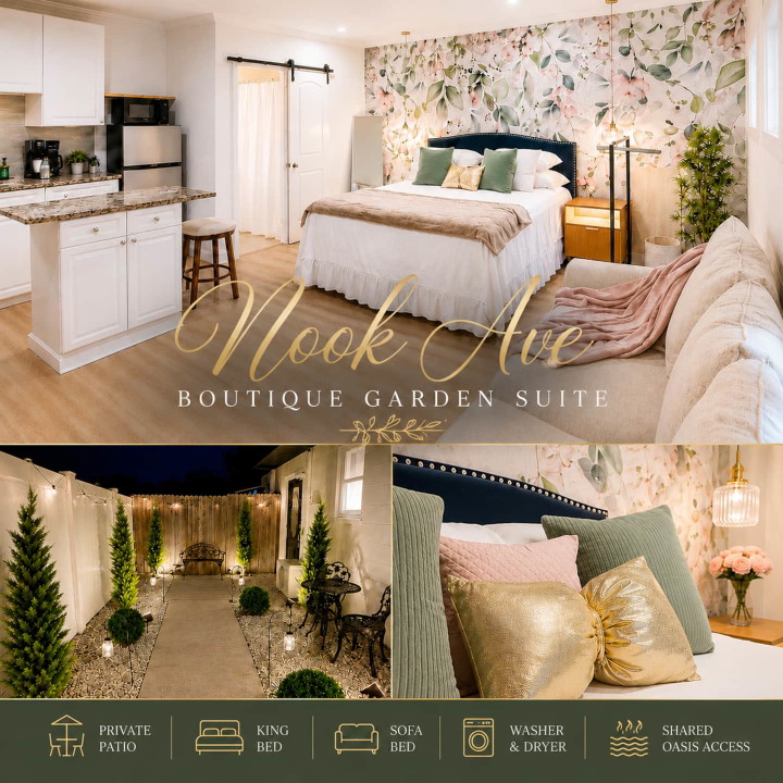 Nook Ave Studio| Priv Patio| Pool & Hot Tub Access - Orlando, FL