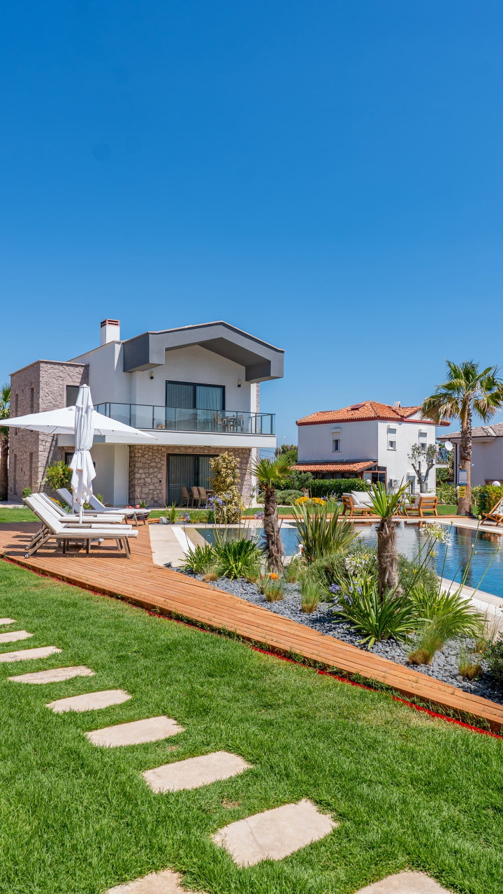Modern 2br Groundfloor, Pool&200m To Beach Incunda - Ayvalık